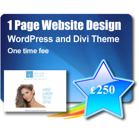 1 Page Website Design - Toucan Graphics